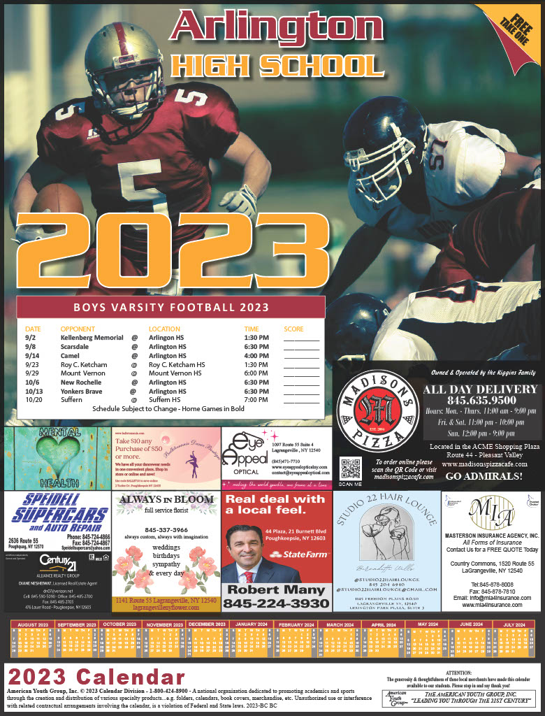Sports Calendars – School Publishing