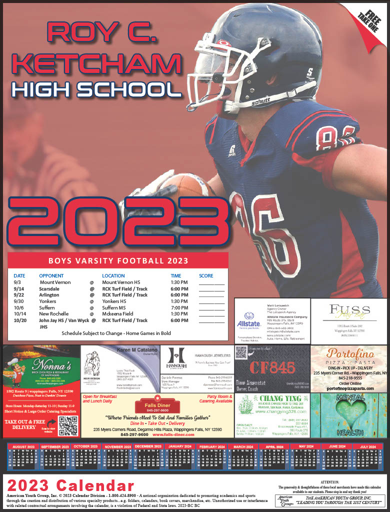 Sports Calendars – School Publishing